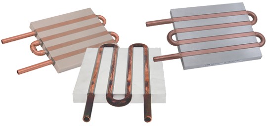 Aluminium Copper Tube Liquid Water Block Cooler from China manufacturer ...